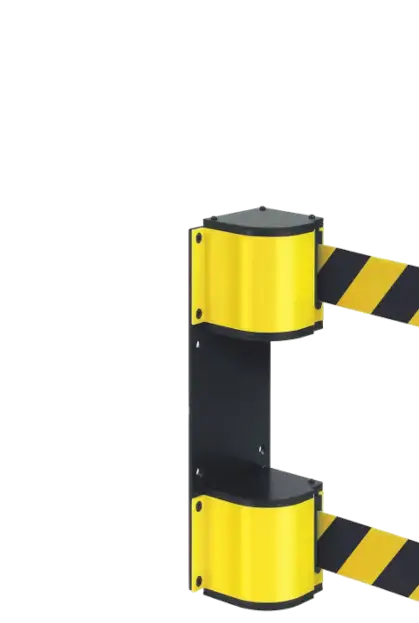 Fixed retractable barrier