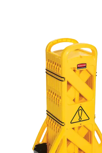 Retractable portable barrier